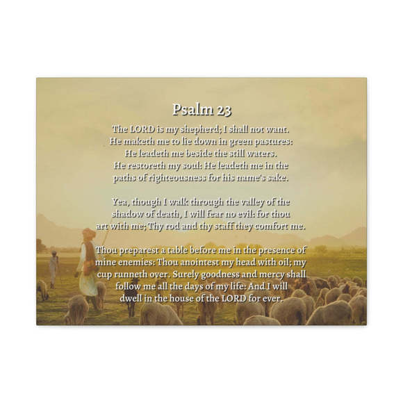 Express Your Love Gifts | Art | Scripture Sign Lord Is My Shepherd ...